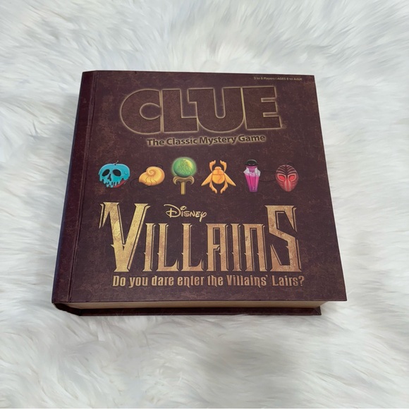 Disney | Games | Disney Clue Game Disney Villains Themepark Edition ...